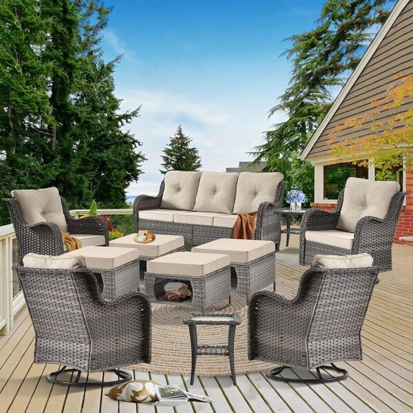 Rattan furniture with storage store